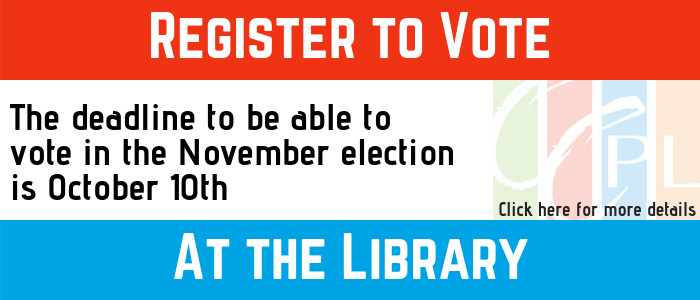 Register to Vote – Cass County Public Library