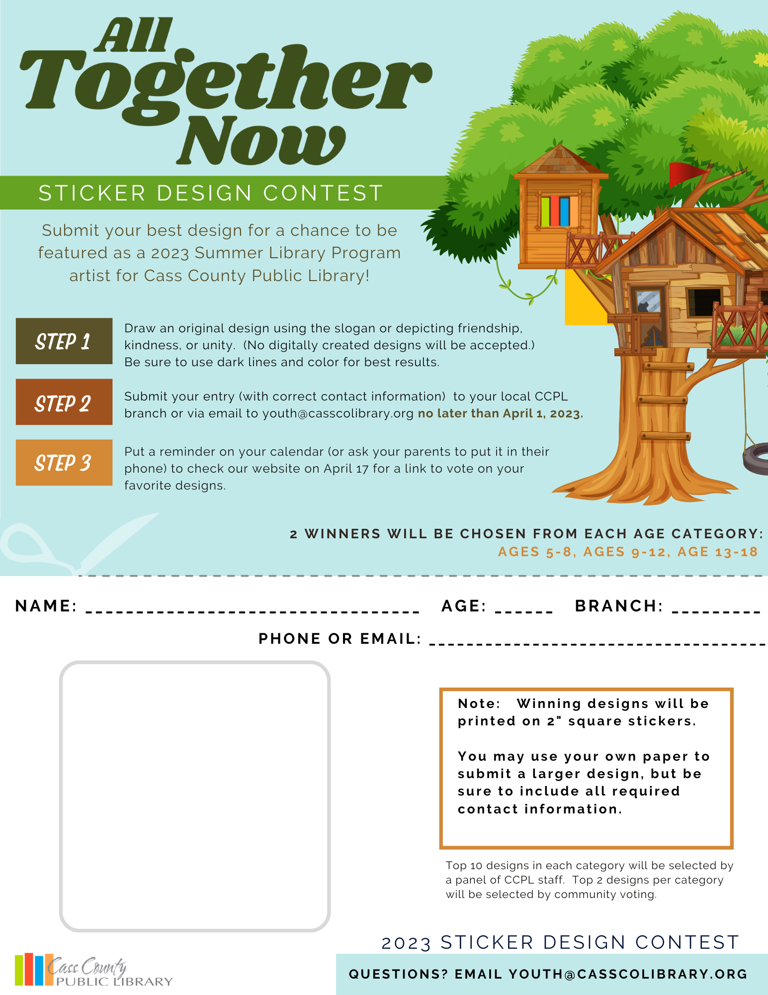 2023 sticker contest updated FORM – Cass County Public Library