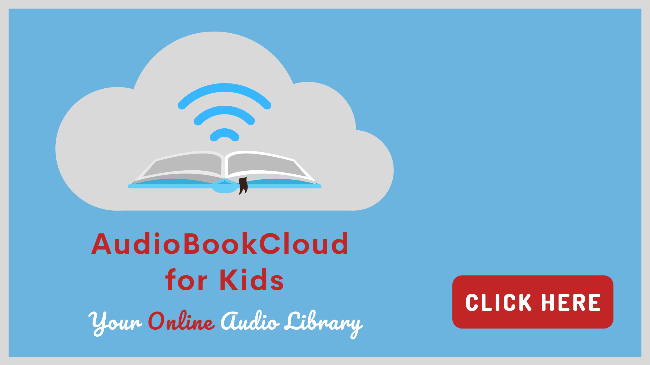 AudioBookCloud for Kids tile – Cass County Public Library
