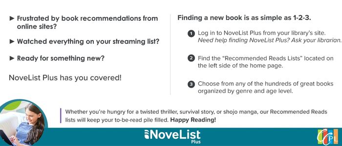 NoveList – Cass County Public Library